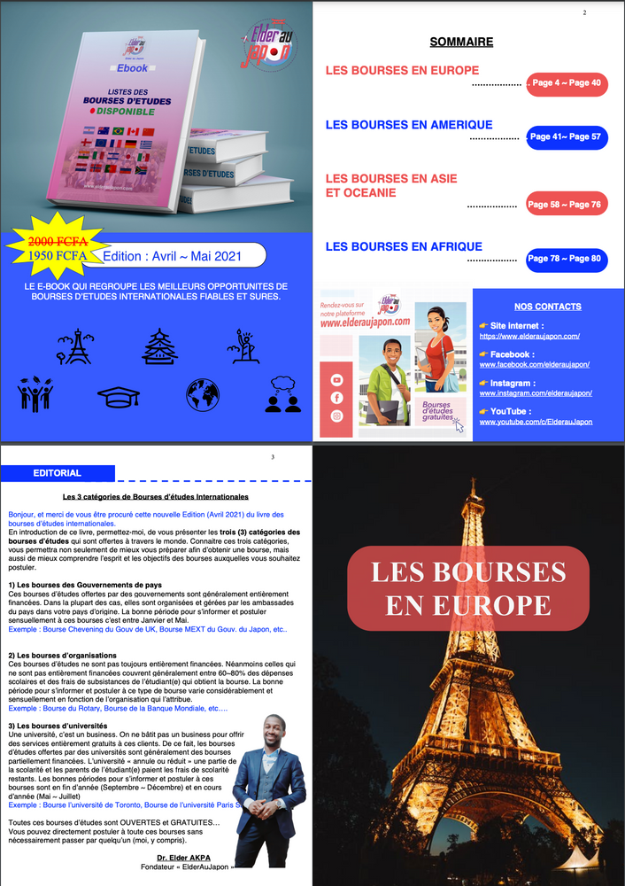 Bourses d'Études au Maroc Pour les Africains, 2021-2022