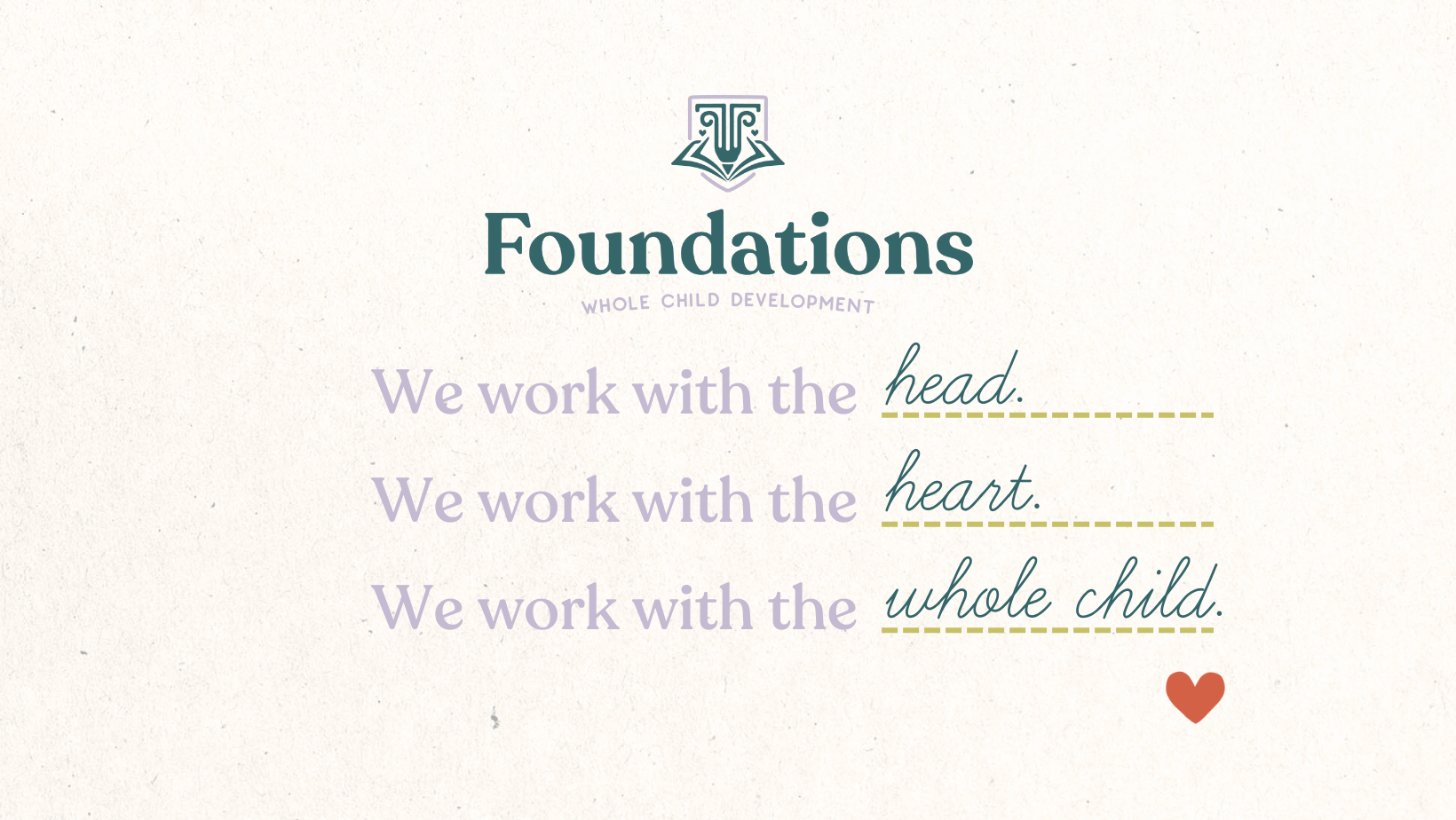 Learning | Foundations Whole Child Development | Louisville Kentucky ...