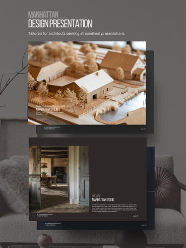 THE MANHATTAN | Design Presentation | Architecture Templates