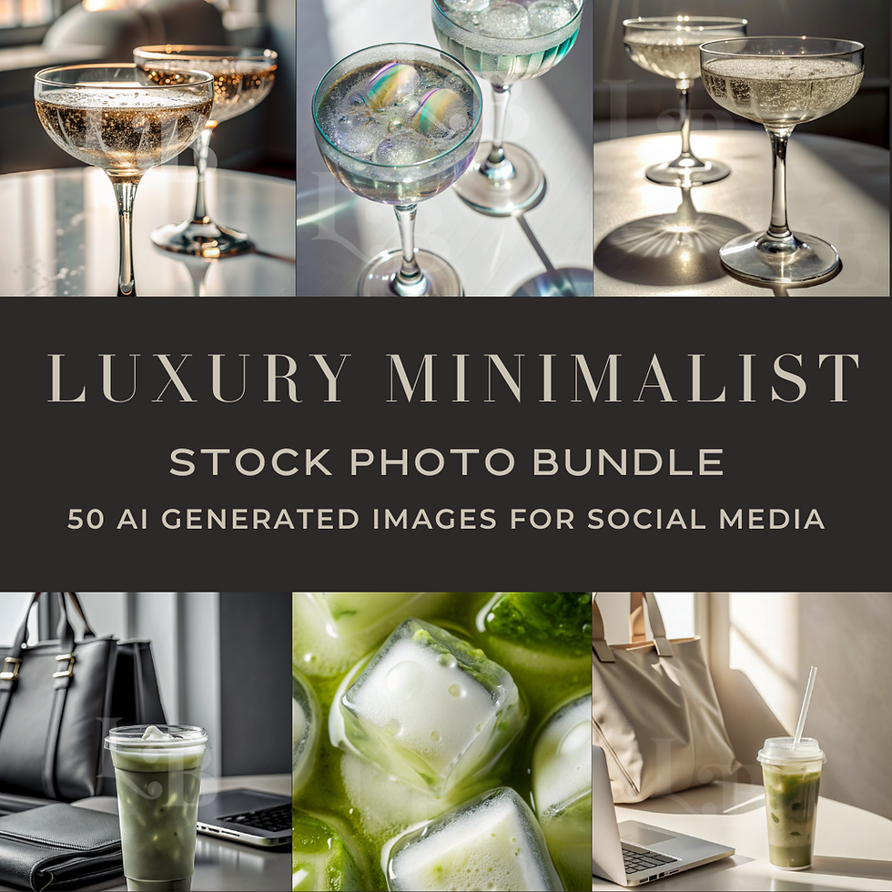Luxury Minimalist Faceless Stock Photo Bundle, 50 Aesthetic Photos ...