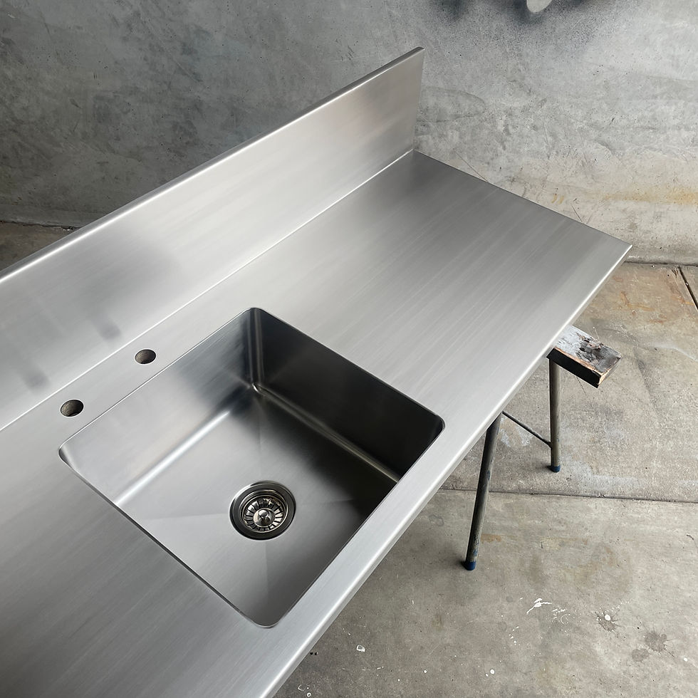 stainless steel fabrication benchtop info