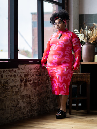 Bex Dress | Plus Size Mesh Dress | We Are Golden Hour