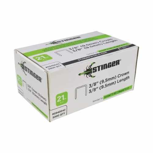 Roofing Staples, Stinger® A11 21GA x 3/8" | 5,000 box | True Metal Supply