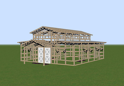Post Frame Buildings | Steel Trusses | True Metal Supply