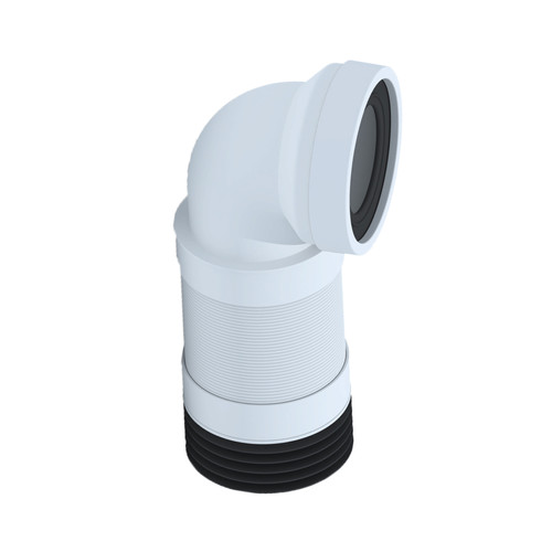90 Degree Flexible WC Pan Connector KeyPlumb 90 Degree Flexible WC Pan Connector KeyPlumb