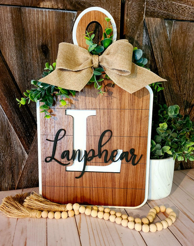 Wood Faux Cutting Board Signs | Lakeshore Designs RI