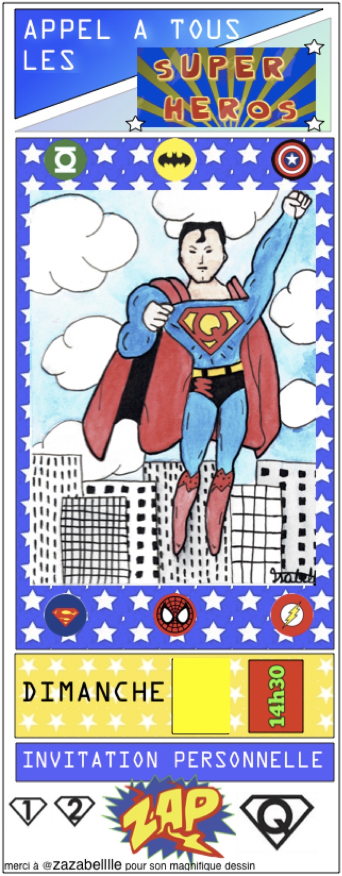 Anniversaire à thème Superhéros