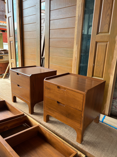 BS034 - Bedside Table ตู้หัวเตียงไม้สัก | Mini Teak