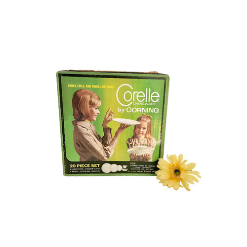 New Vintage Corelle by Corning Spring Blossom/Crazy Daisy 20 Piece ...