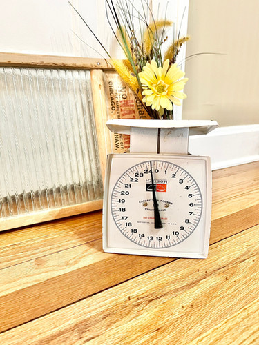 Antique/Vintage Hanson Household Kitchen Scale / 25 pound Scale ...