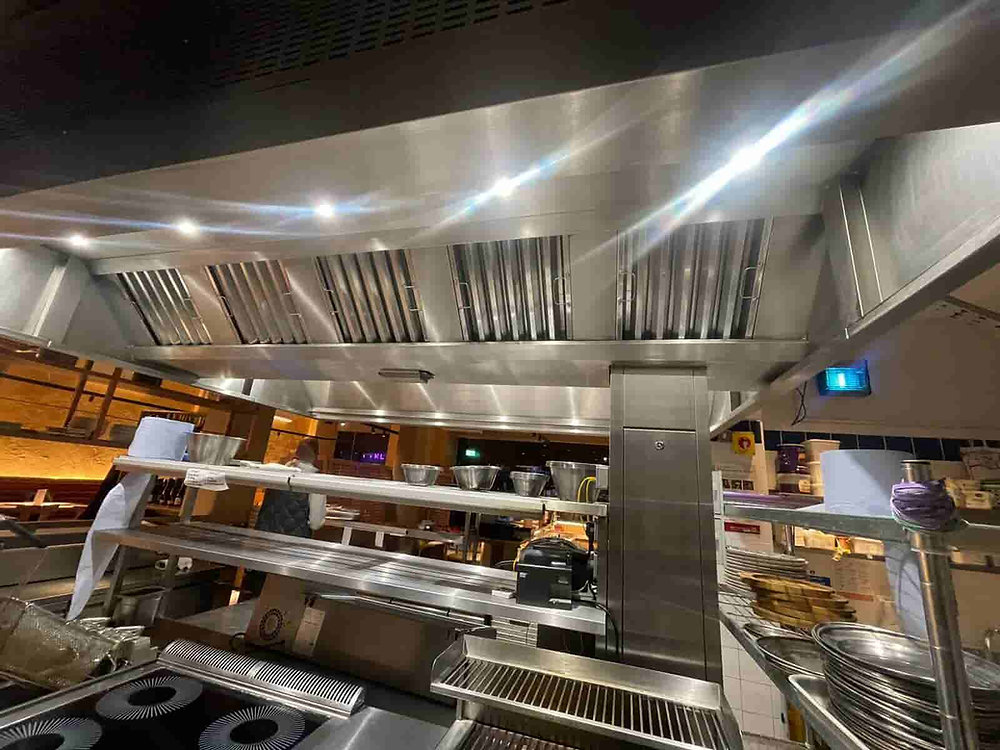 Commercial Kitchen Extractor Fan Ducting in London