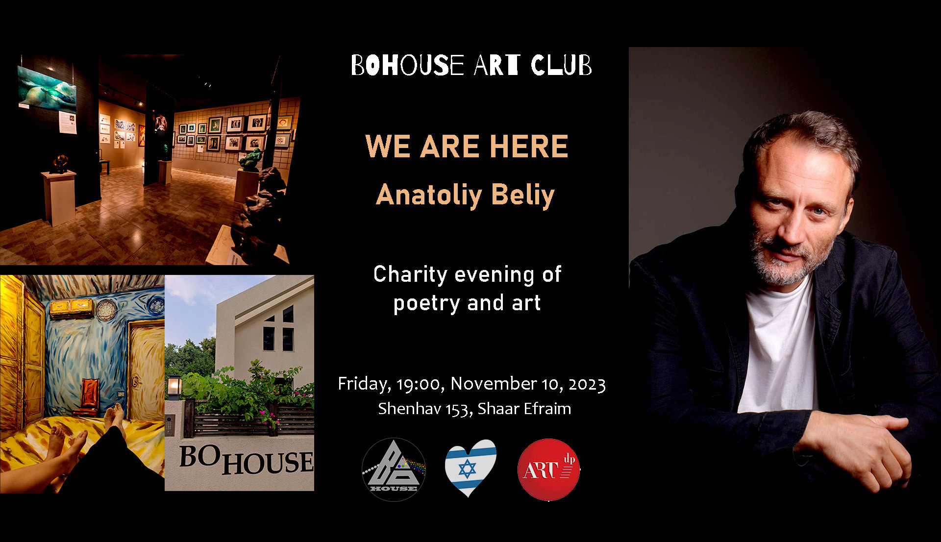 BoHouse Art Club - art and poetry with Anatoliy Beliy | BoHouse