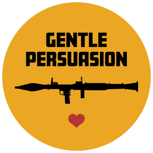 GENTLE PERSUASION Sticker | DELTA MAGNA