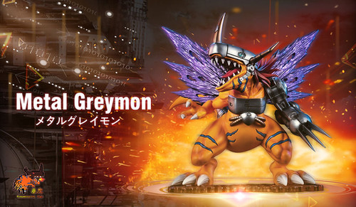 Tyrannosaurus Rex X Surge Studio - Digimon Metal Greymon GK Resin ...