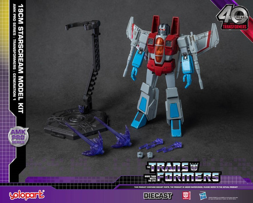 Yolopark Transformers: Generation 1 AMK PRO Series Diecast Starscream ...