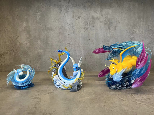 Dai Dai Studio - Pokemon - Dragonite Evolution Resin Statue ...