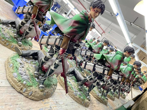 JR Studio - Attack On Titan 1/6th Scale Levi Ackerman VS Zeke Jaeger ...
