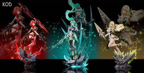 KOD Studio - Xenoblade Chronicles 2 - Pneuma & Mythra & Pyra GK Resin ...