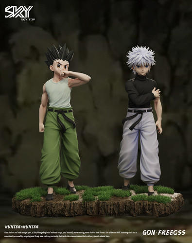 Sky Top Studio - Hunter x Hunter - Killua Zoldyck & Gon Freecss Resin ...
