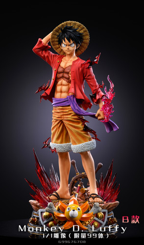 LX Studio - One Piece Life Size Monkey D Luffy Resin Statue ...