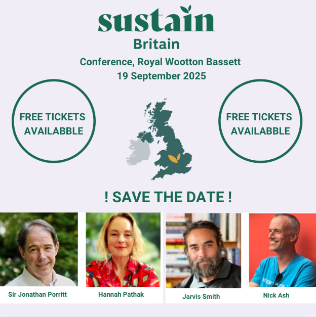 Save the date! The Sustain Britain Conference is back!