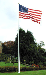 F-Line Fiberglass Flagpoles | a-wavell-flagpole