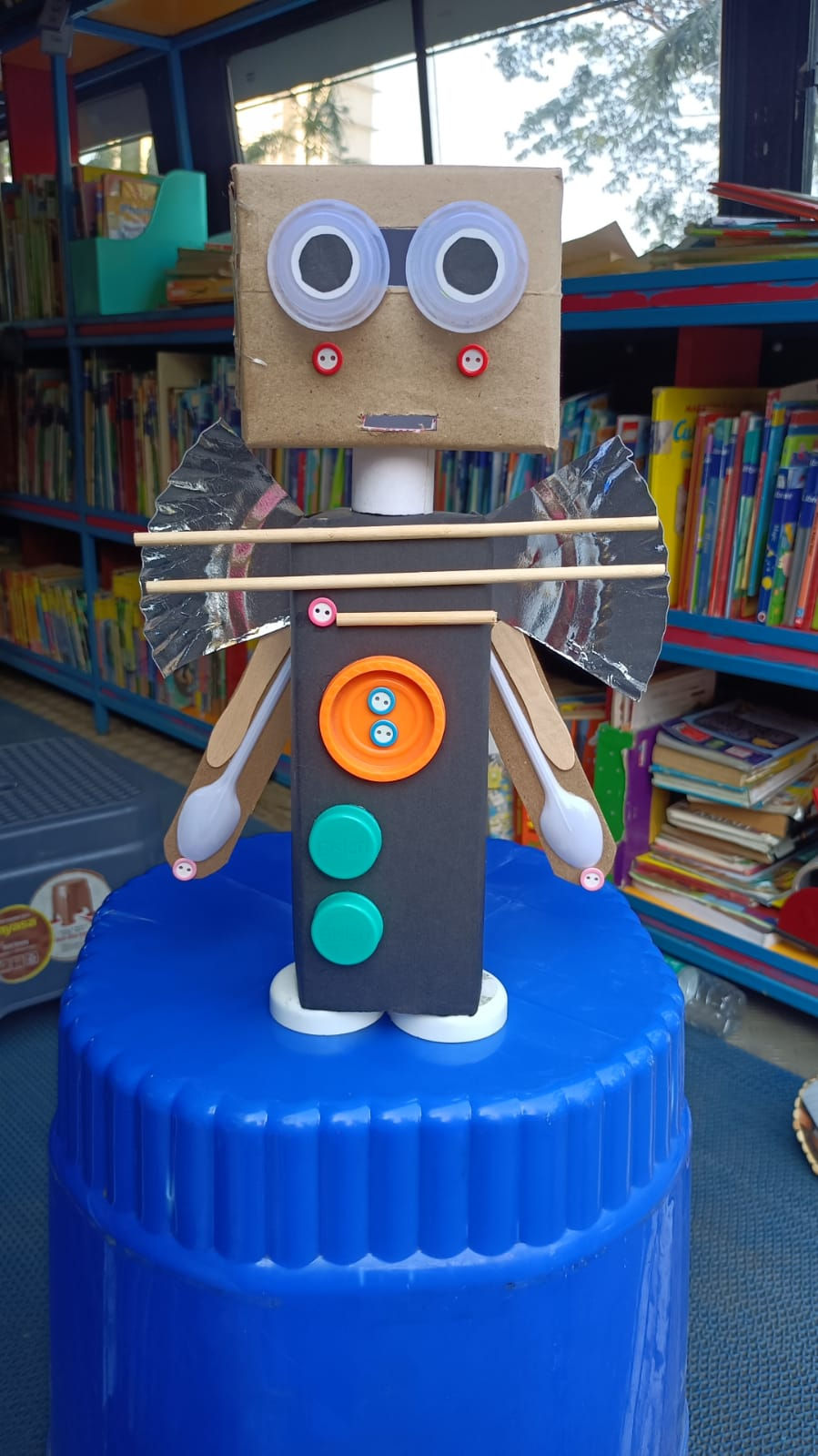 Best out of waste art contest winners