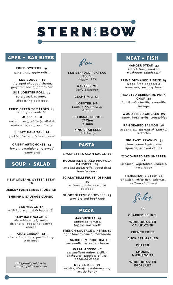 Home - Stern and Bow, restaurant, raw bar, dinner, closter, new jersey