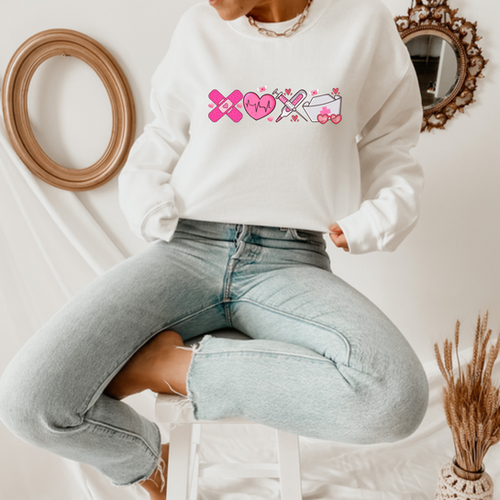 XOXO Healthcare Sweater | Liberada Designs