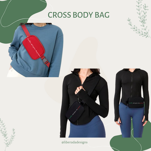 Lambda Sigma Gamma - Cross Body Bag | Liberada Designs