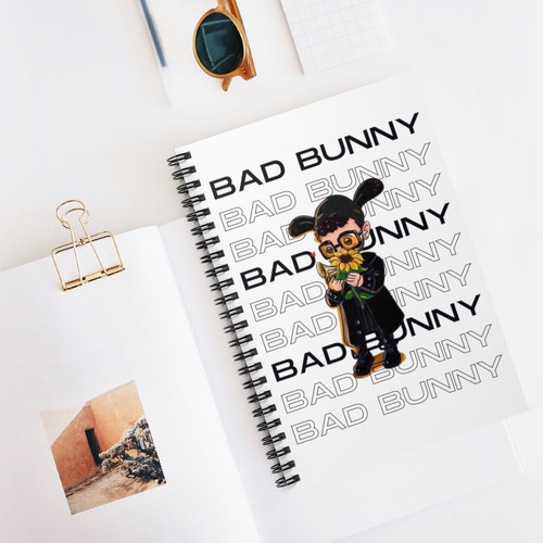Bad Bunny Notebook, | Liberada Designs