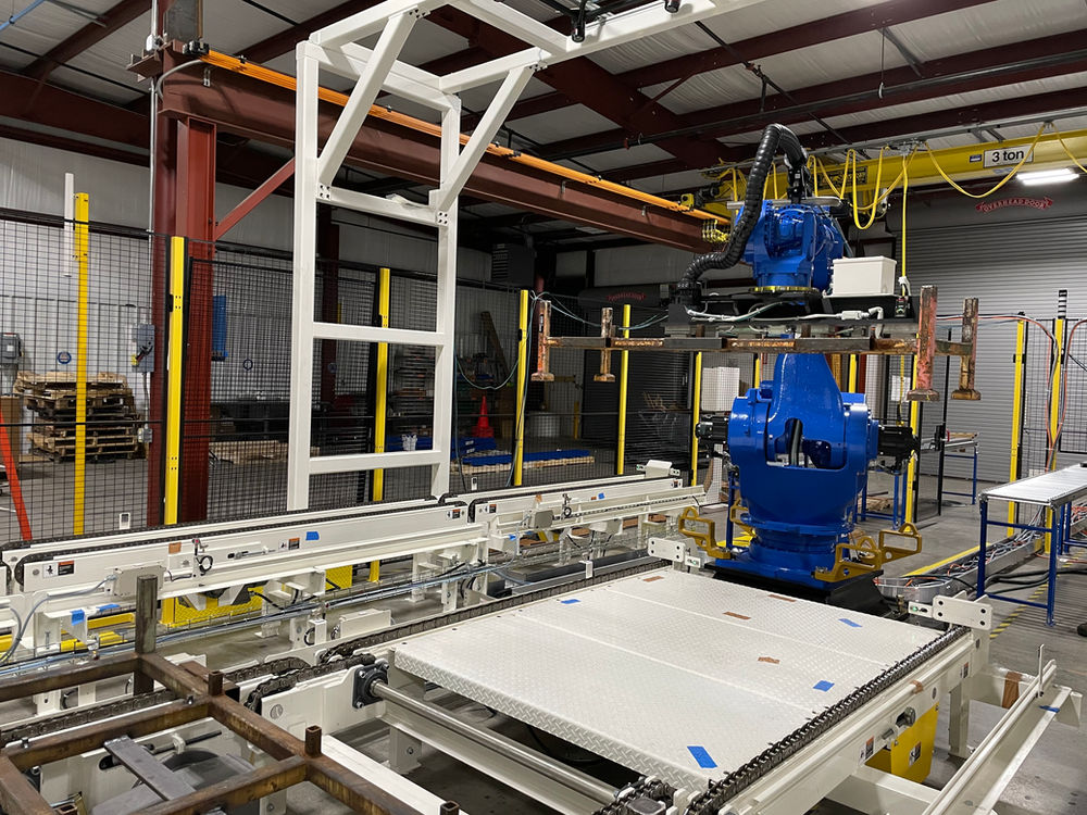 3D Vision Guided Rail Unloading Robot