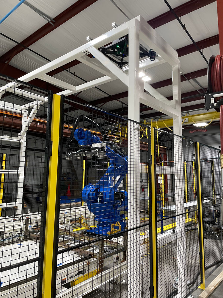 3D Vision Guided Rail Unloading Robot