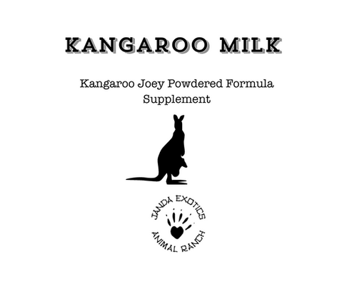 Kangaroo Joey Replacer Milk Supplement | Janda Exotics Animal Ranch