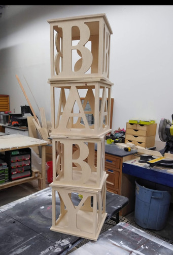 Collapsible Letter Blocks free shipping | You Wish I Wood