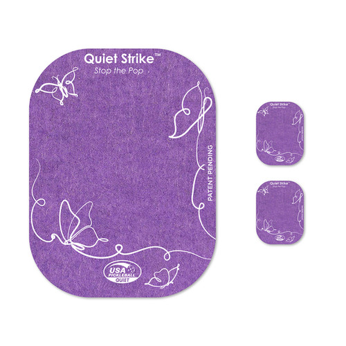 Quiet Strike Pickleball Paddle Pads / Purple / Rectangle / 2-pack ...
