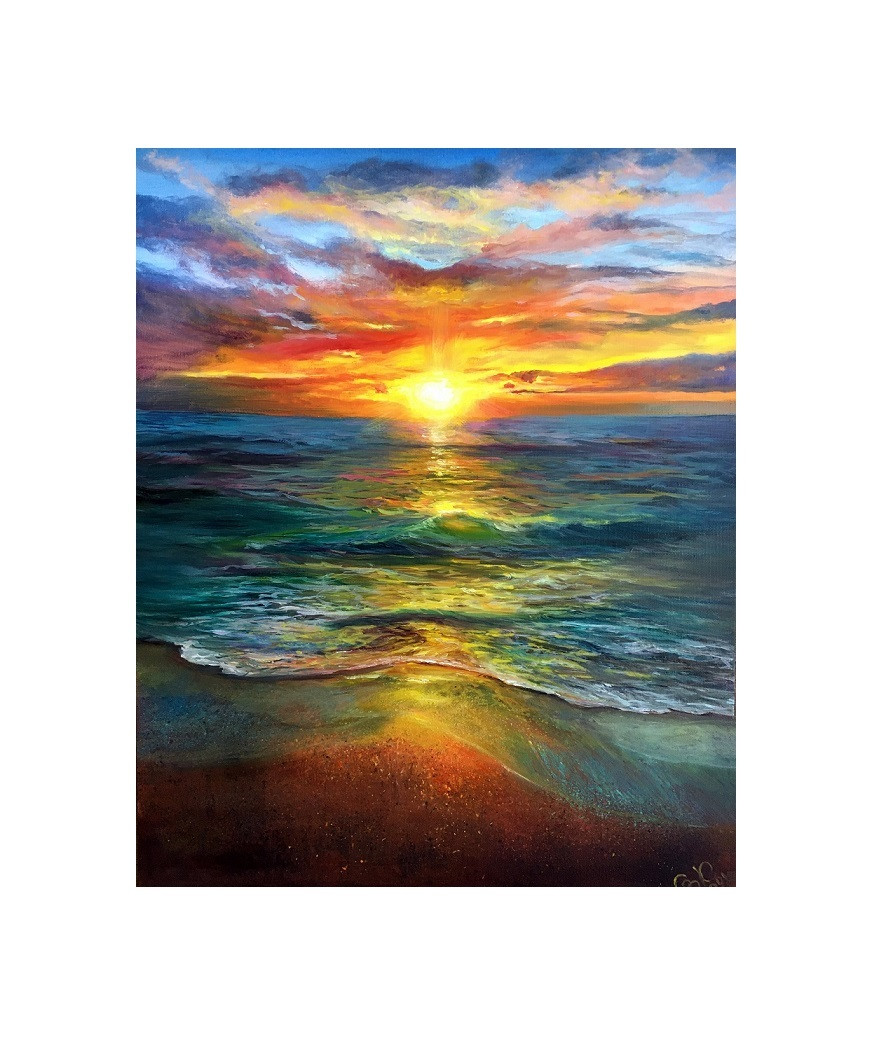 OBK ART | Landscape original paintings by Olga Begisheva K.