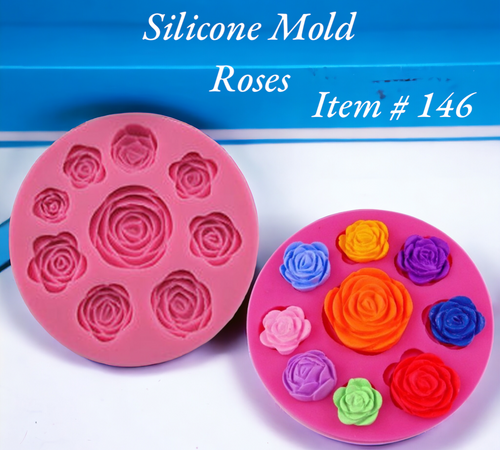 Silicone Mold Roses Item # 146 | Carton House