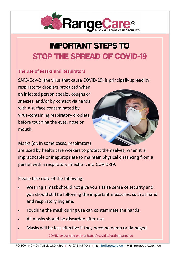 Stop the spread of COVID-19