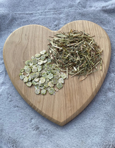 Flaked Peas Grazing Grass Small Animal Forage Mix | Bunny Friends Ranc