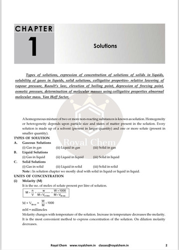 Solutions | Royal Chem
