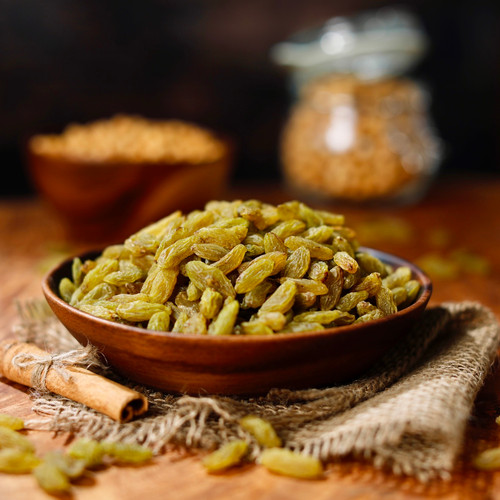 Sun Dried Green Raisins,Seedless | Saba Nuts and Dried Fruit | Port ...