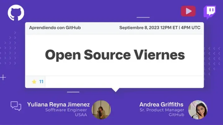 8-Sep-23 Open Source Viernes con Yuli Reyna Jimenez