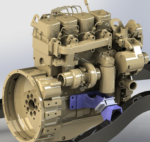 Cummins 4BT Jeep TJ Conversion Engine Mounts | FarmStrongInc