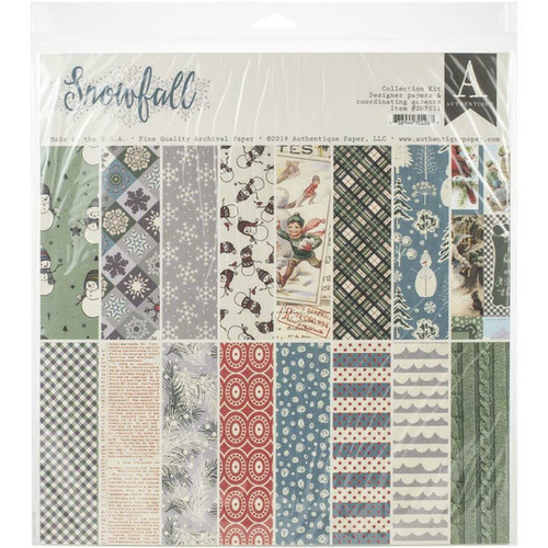 Authentique - Snowfall - 12x12" Collection Kit | Georgias Bible