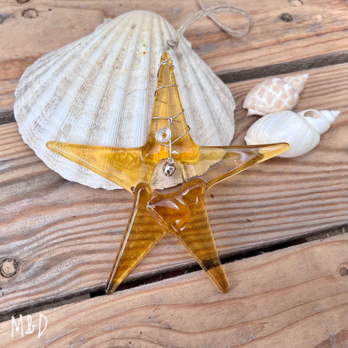 Small Yellow Star | M&D Glass