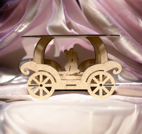 Princess cake stand not painted | Richard's Laser Crea