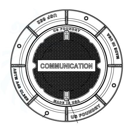 Communications Manhole Frame & Cover | Green Hat Supply