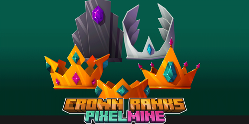 Medieval Crown Rank Icons | Pixel Mine