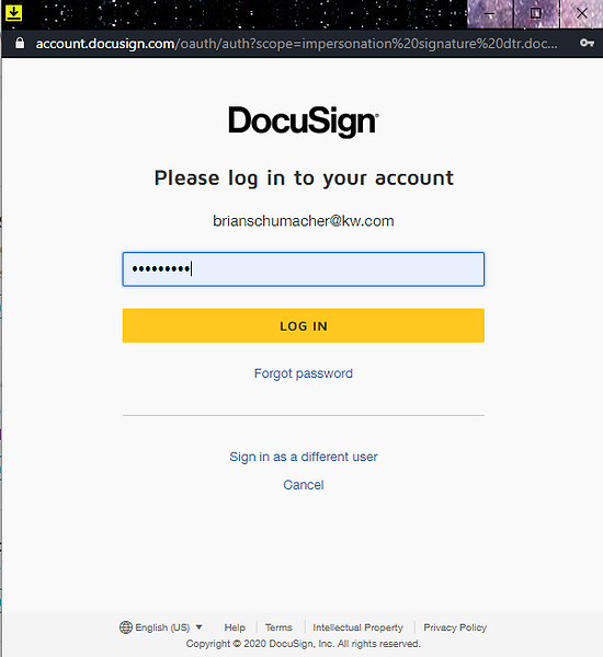 DOCUSIGN SETUP | Kw Corona Support DOCUSIGN SETUP | Kw Corona Support